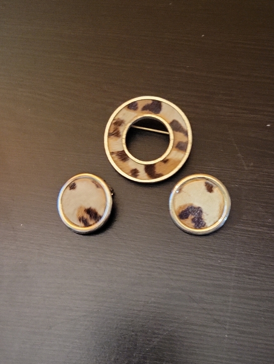 Bergere | Jewelry | Vintage Bergere Signed Clip On Earrings And Pin ...